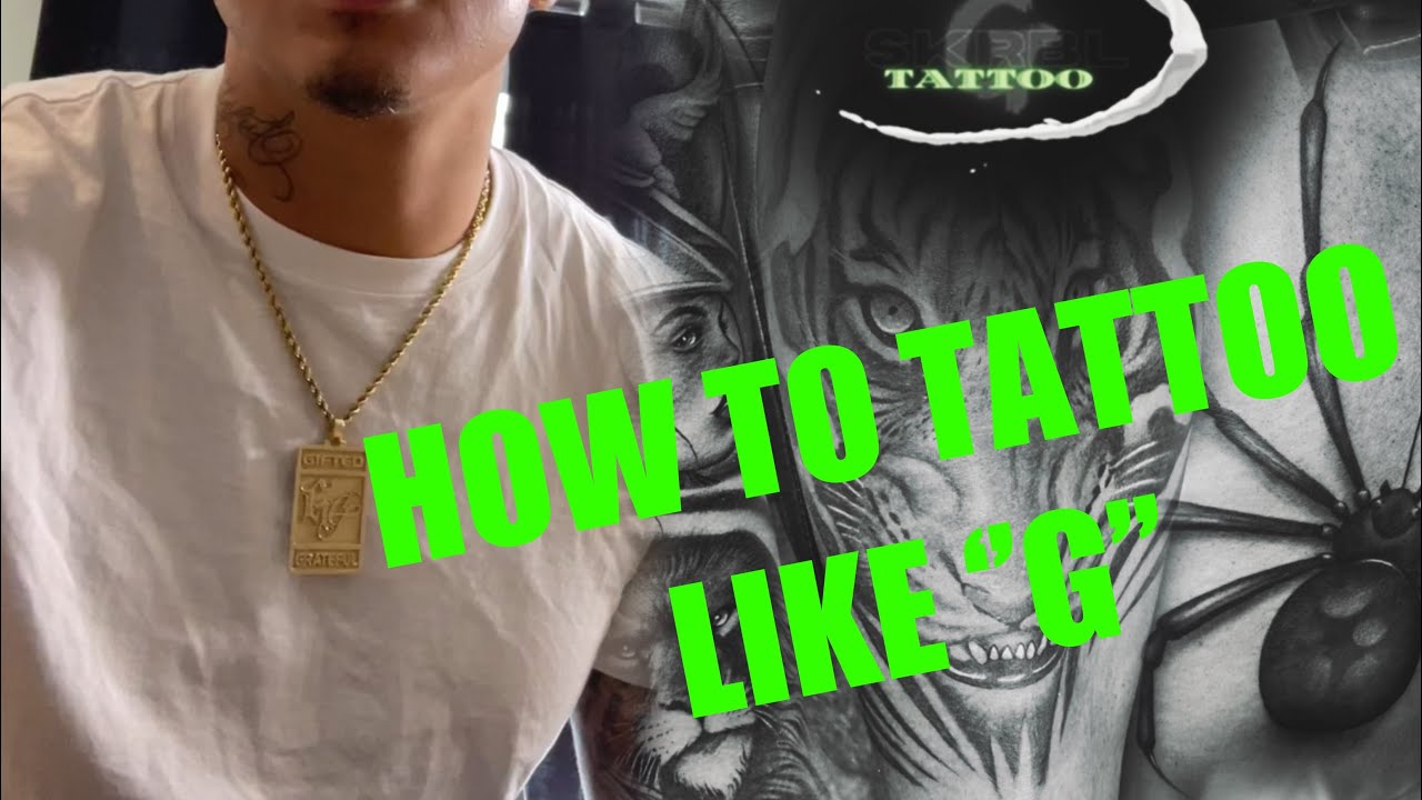 How to tattoo .. that ‘’trappy’’ style . - YouTube