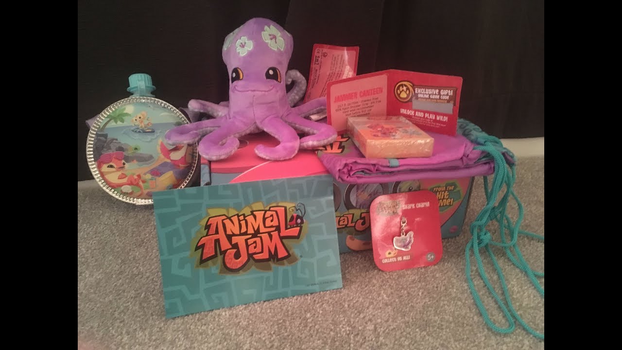 animaljam box + shark tail attempts! - YouTube