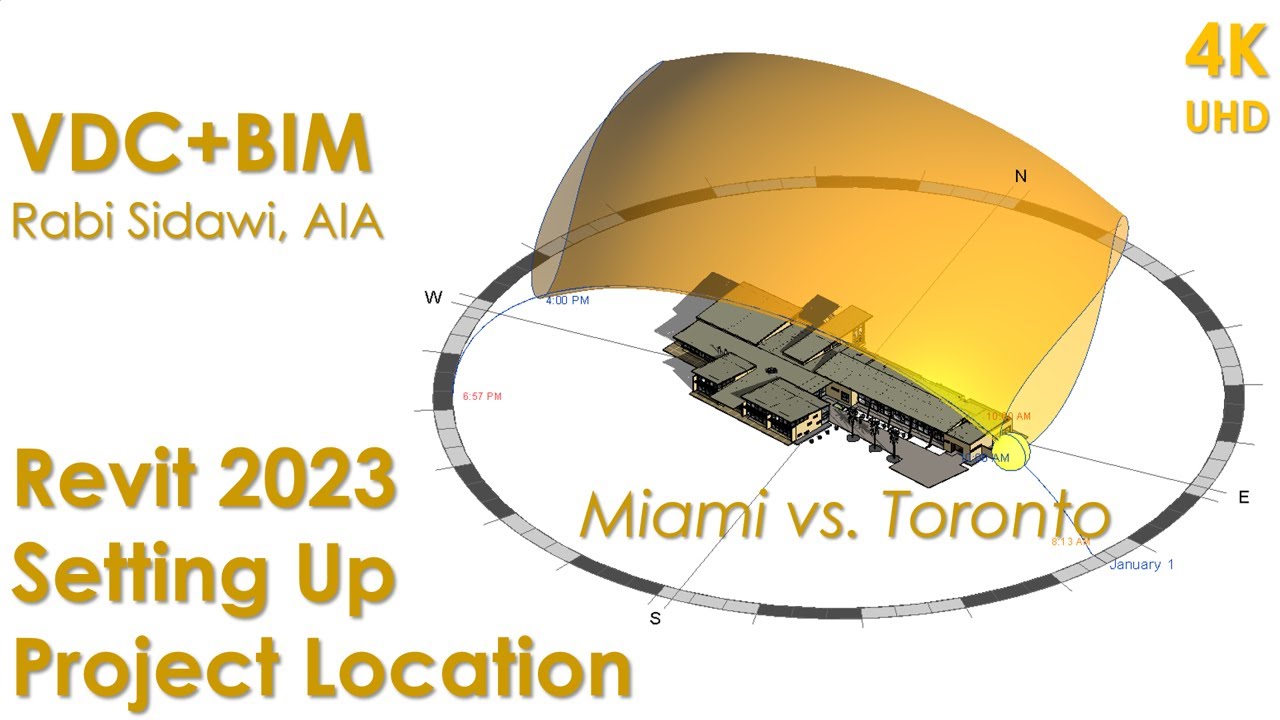 Revit 2023 Setting Up Project Location - YouTube