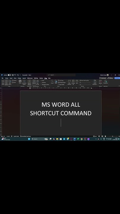 MS Word all Shortcut, #computer , #computereducation , #computerknowledge , #computertips - YouTube