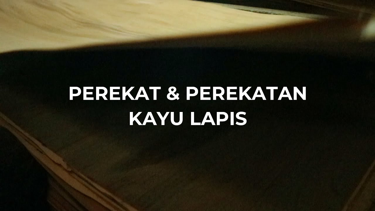 Perekat dan Perekatan Kayu Lapis (Playwood) - YouTube