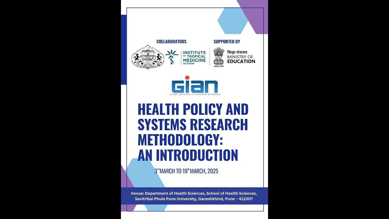 Health Policy and Systems Research Methodology: Topic: Introduction to ...