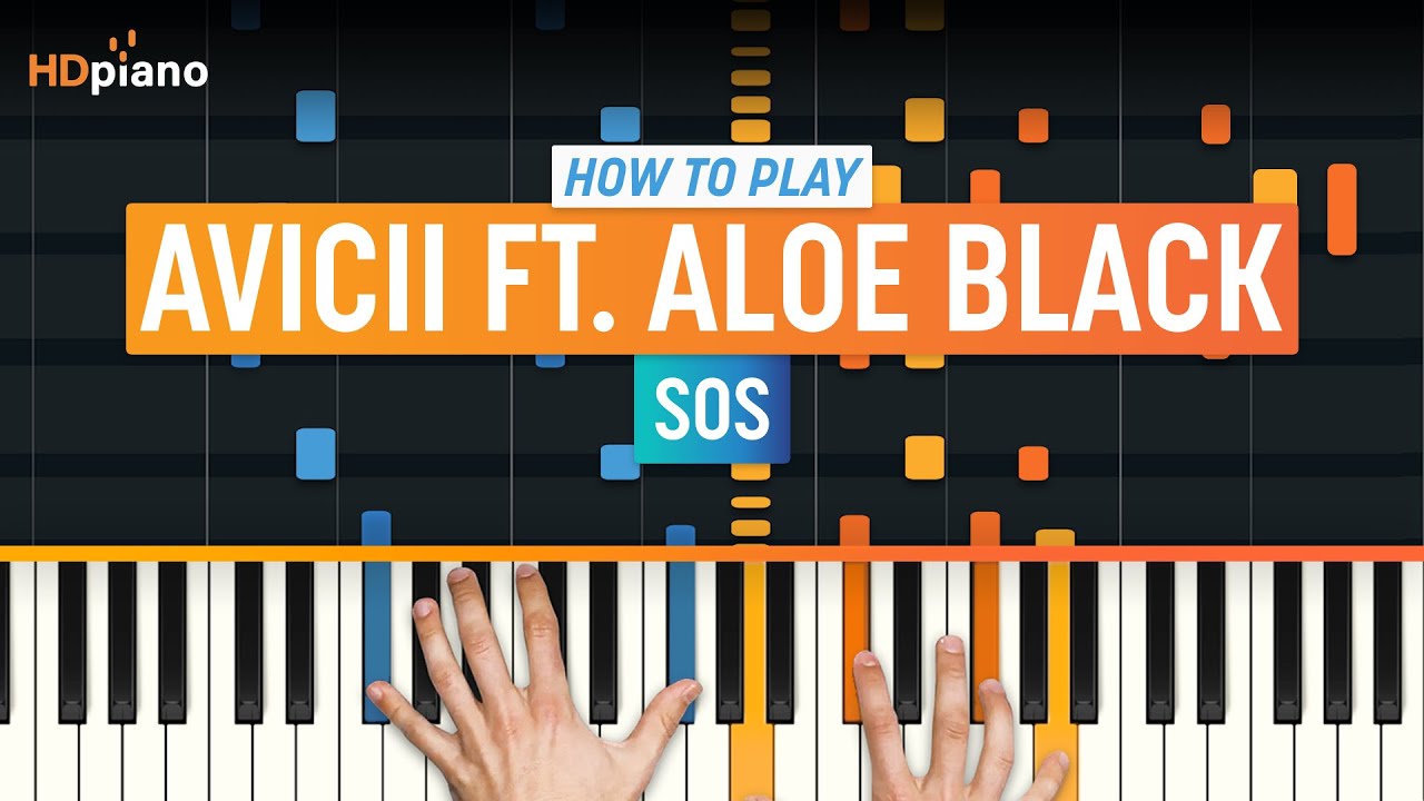 How to Play "SOS" by Avicii ft. Aloe Blacc | HDpiano (Part 1) Piano ...