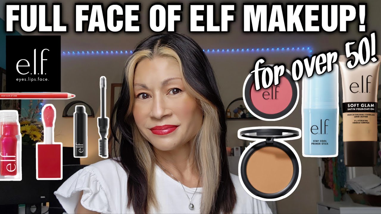 Full Face of ELF Makeup 2024 - YouTube