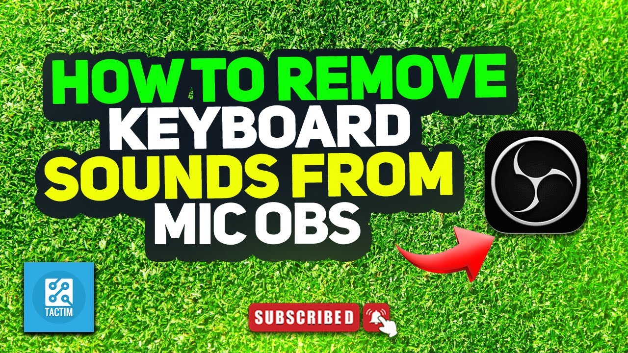 How to remove keyboard sounds from mic OBS 2025 - YouTube