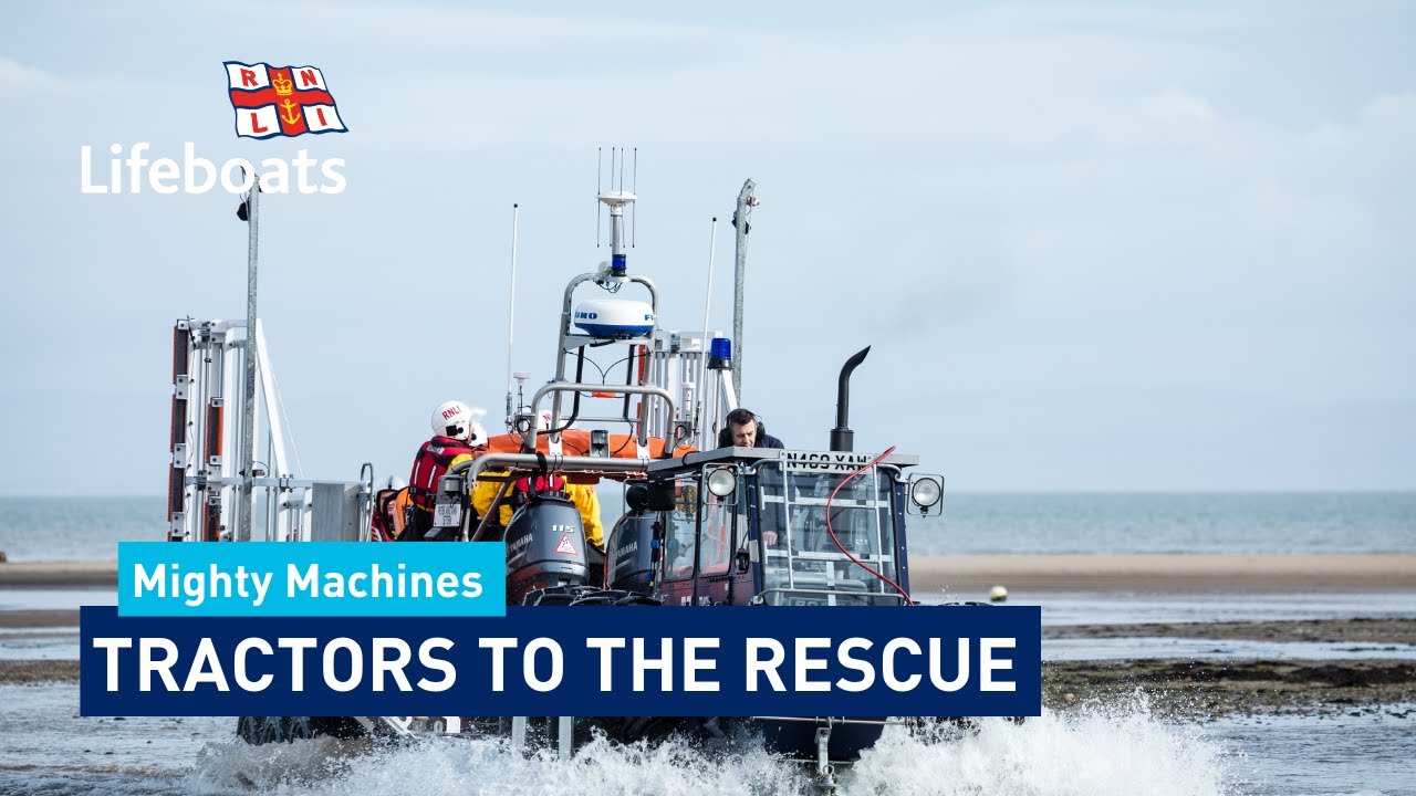 RNLI Tractors to the Rescue - YouTube