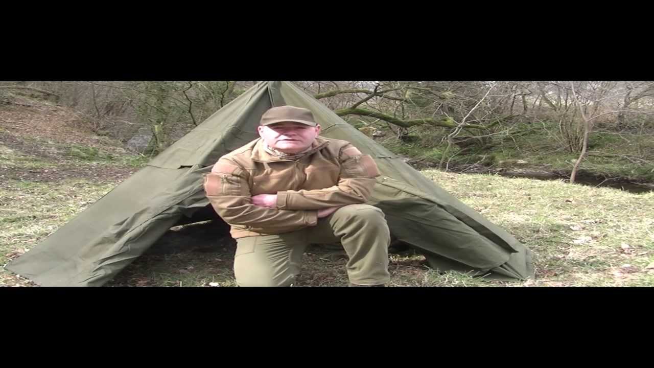 Bushcraft Kit - Review of the Polish Army Lavvu Tent - YouTube