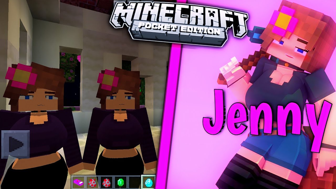 💜Jenny Mod para Minecraft PE 1.18 🙎‍♀️ | Jenny Mod Addon para Minecraft ...