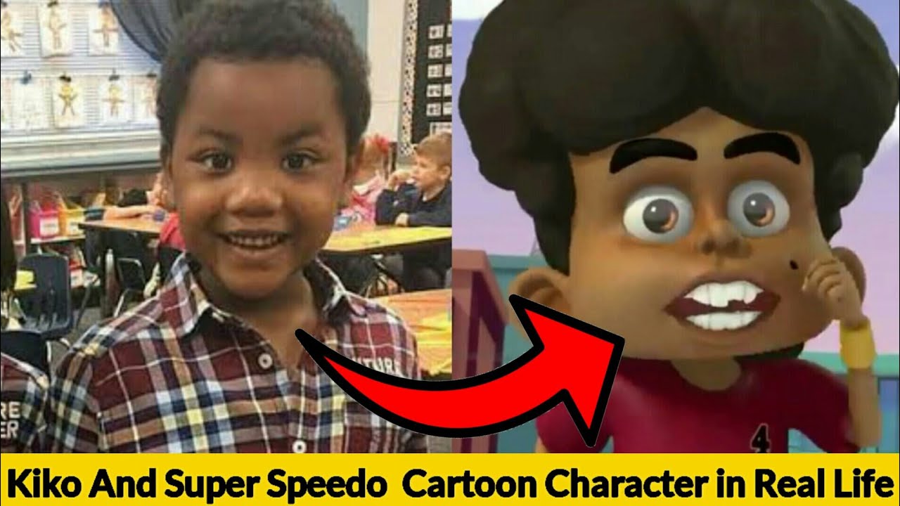 Kiko or Super Speedo Cartoon Character In Real Life - YouTube