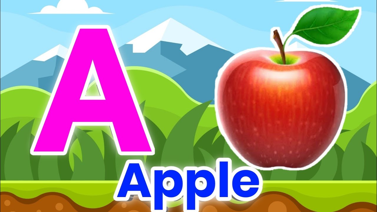Phonics Song for Toddlers | A for Apple | Phonics Sounds of Alphabet A ...