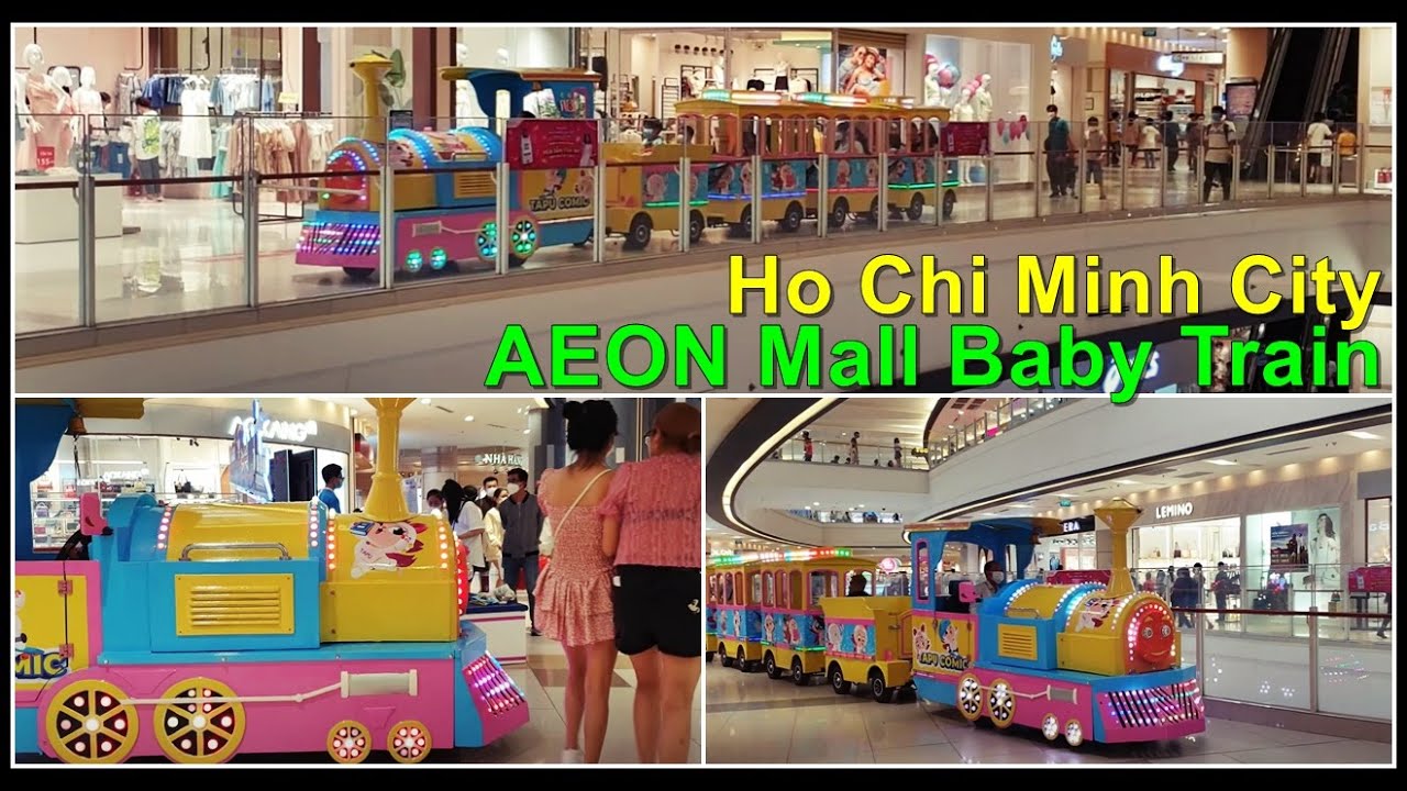 AEON Mall Children's train, Ho Chi Minh City, Saigon, Vietnam 2022 ...
