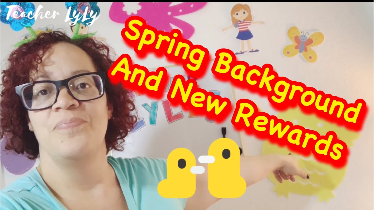 Spring background and New Rewards || VIPKID - YouTube
