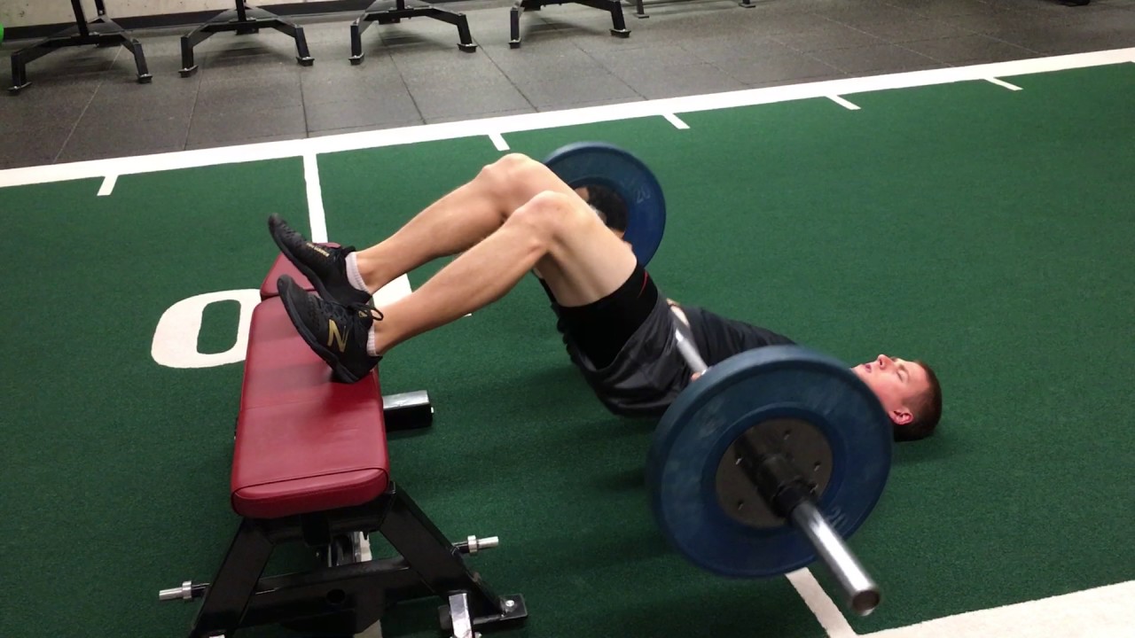 Isometric Glute Ham Bar Lift - YouTube