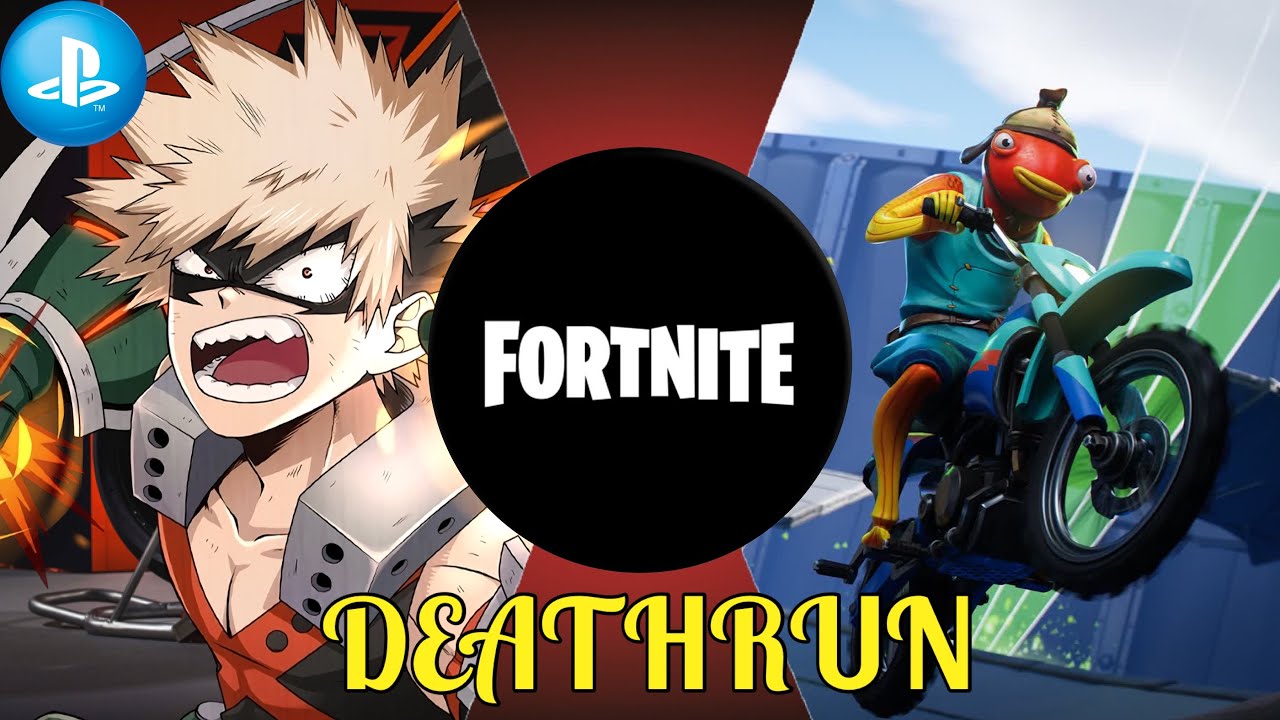 Fortnite: Bakugo's 75 LEVEL MOTORCYCLE DEATHRUN! (prod by. choupala ...