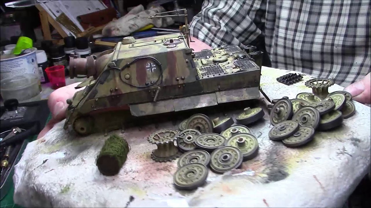 Update 4 on The Tamiya 1/35 Sturmtiger - YouTube