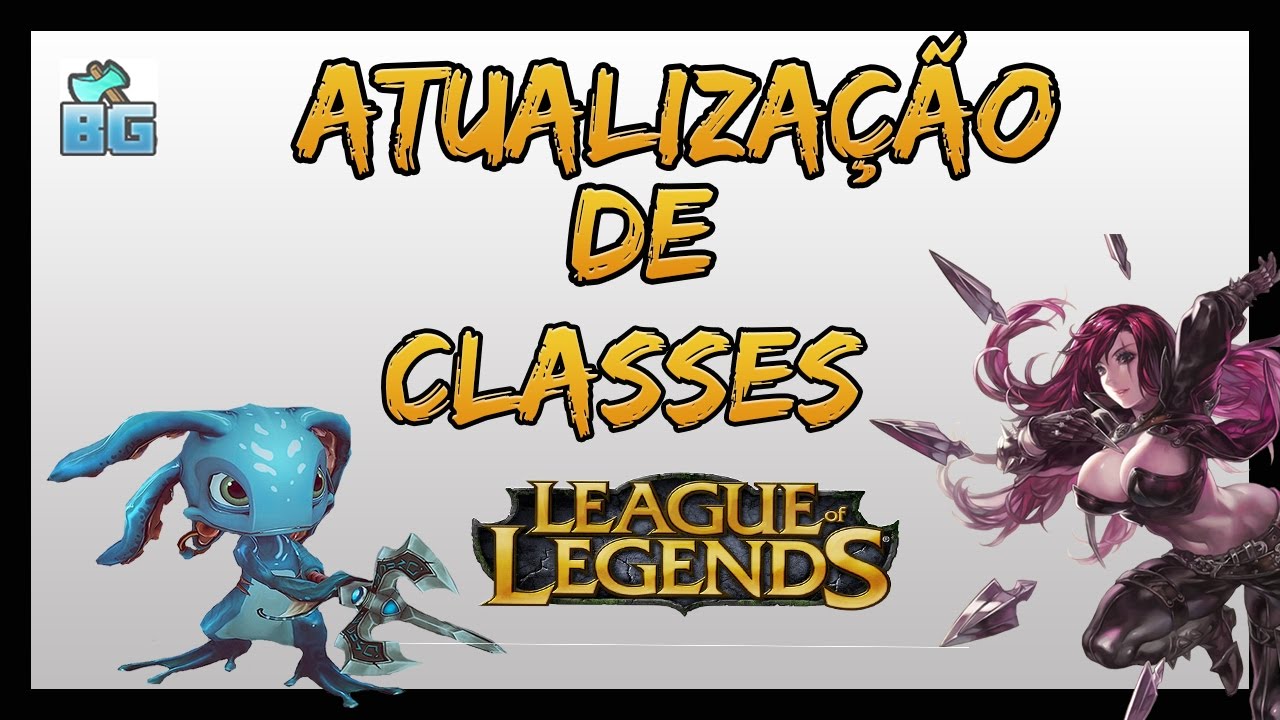 League Of Legends - Atualização das classes rework dos Assassinos - YouTube