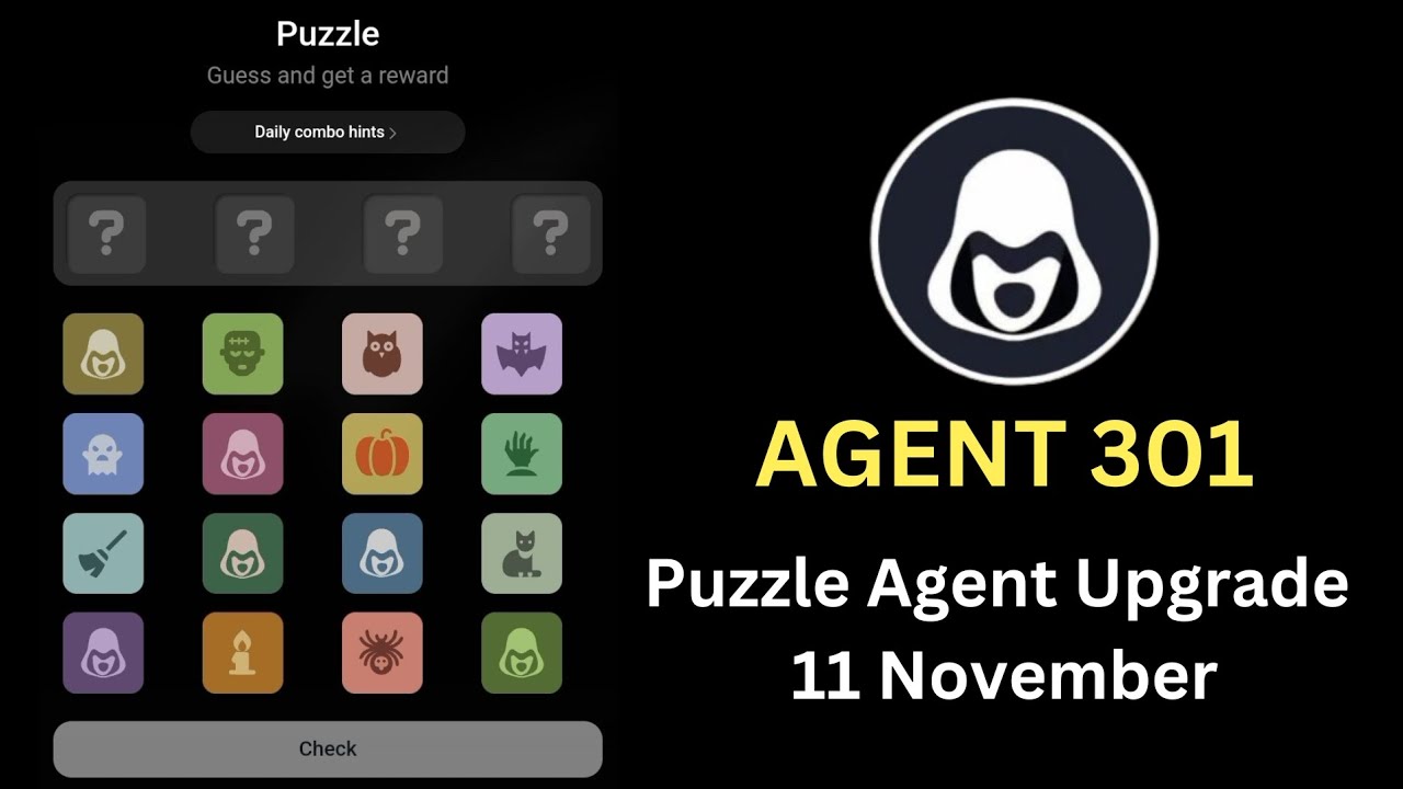 Agent Daily Puzzle Combo Today | Agent Puzzle Today | Agent Puzzle ...