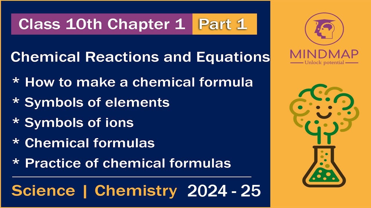 How to make a chemical formula | Class 10 | Chapter 1 | Part 1 ...