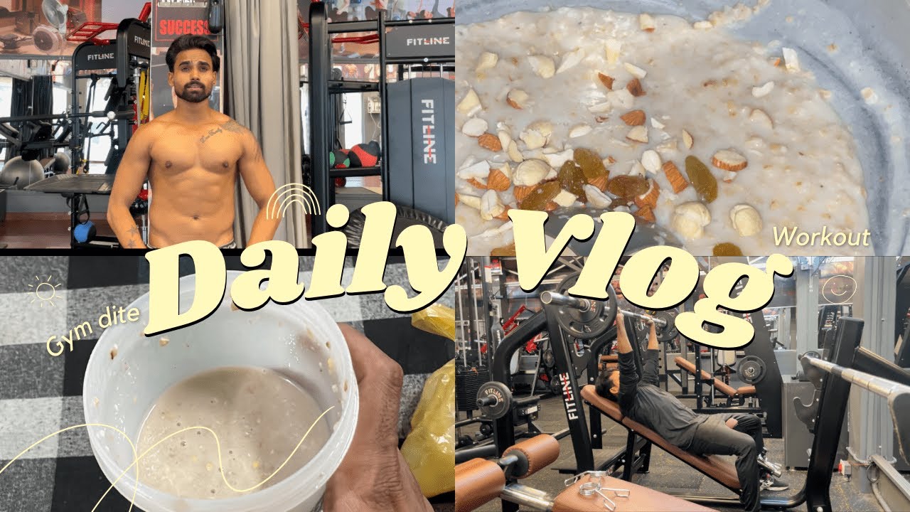 Day 1 | Gym | chest workout | Beginners | Dite | My Daly routine ...