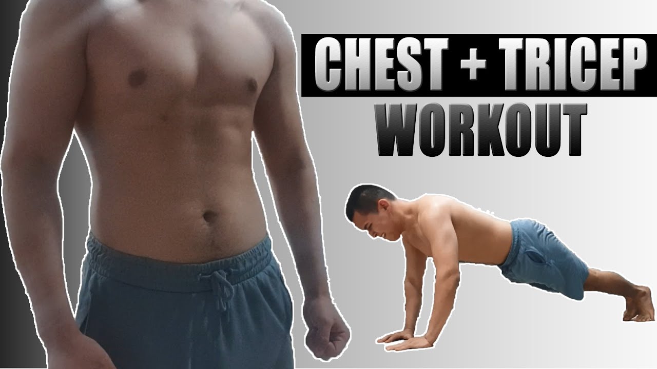 Crazy Chest, Triceps WorkOut at Home for Size and Strength || Ep. 15 ...