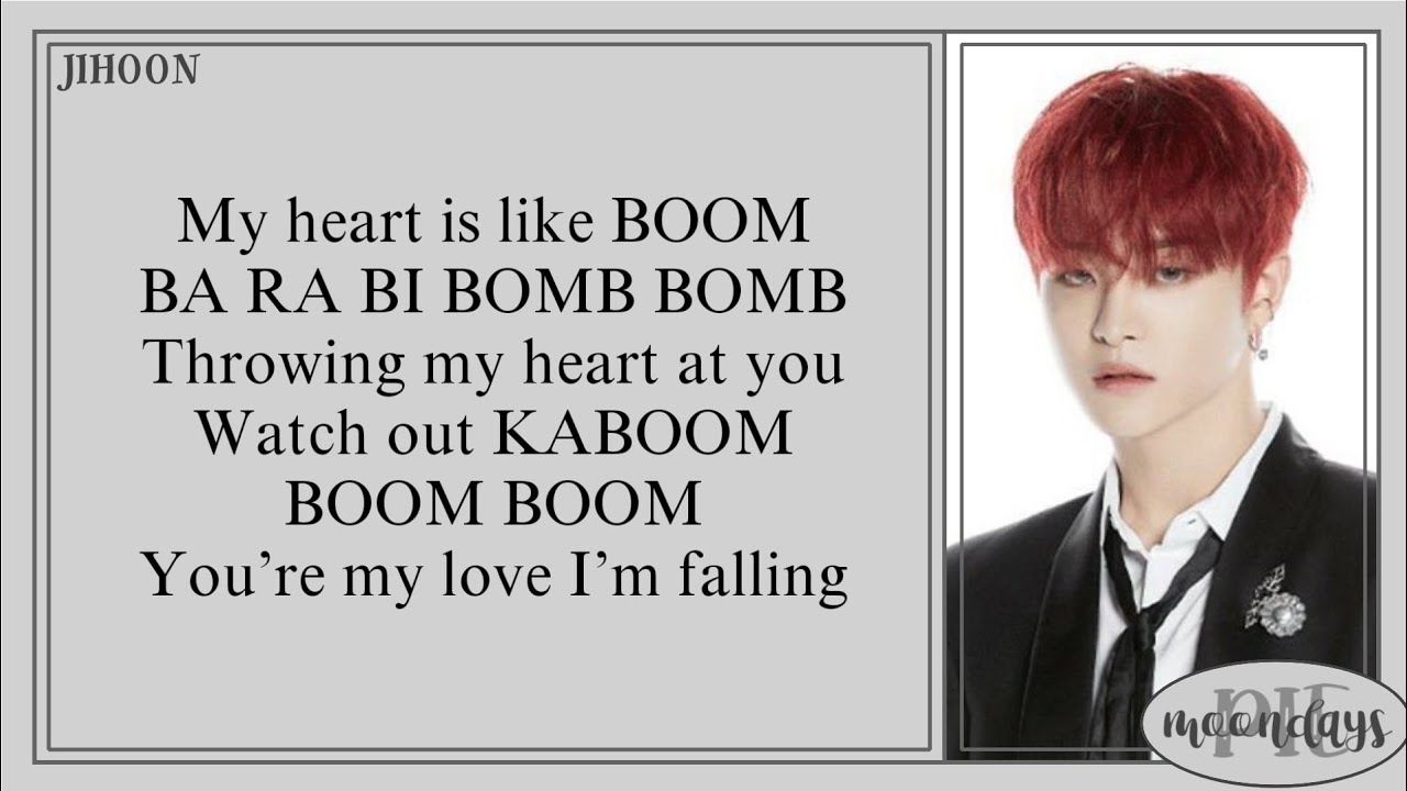 TREASURE (트레저) - B.O.M.B (KABOOM Ver.) 'Easy Lyrics' - YouTube