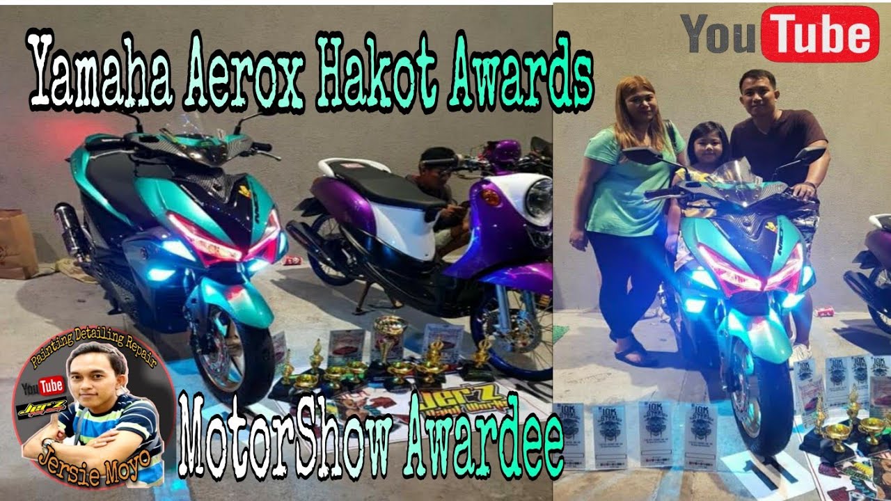 YAMAHA AEROX/change Color Glossy ChromeMicaGreen - YouTube