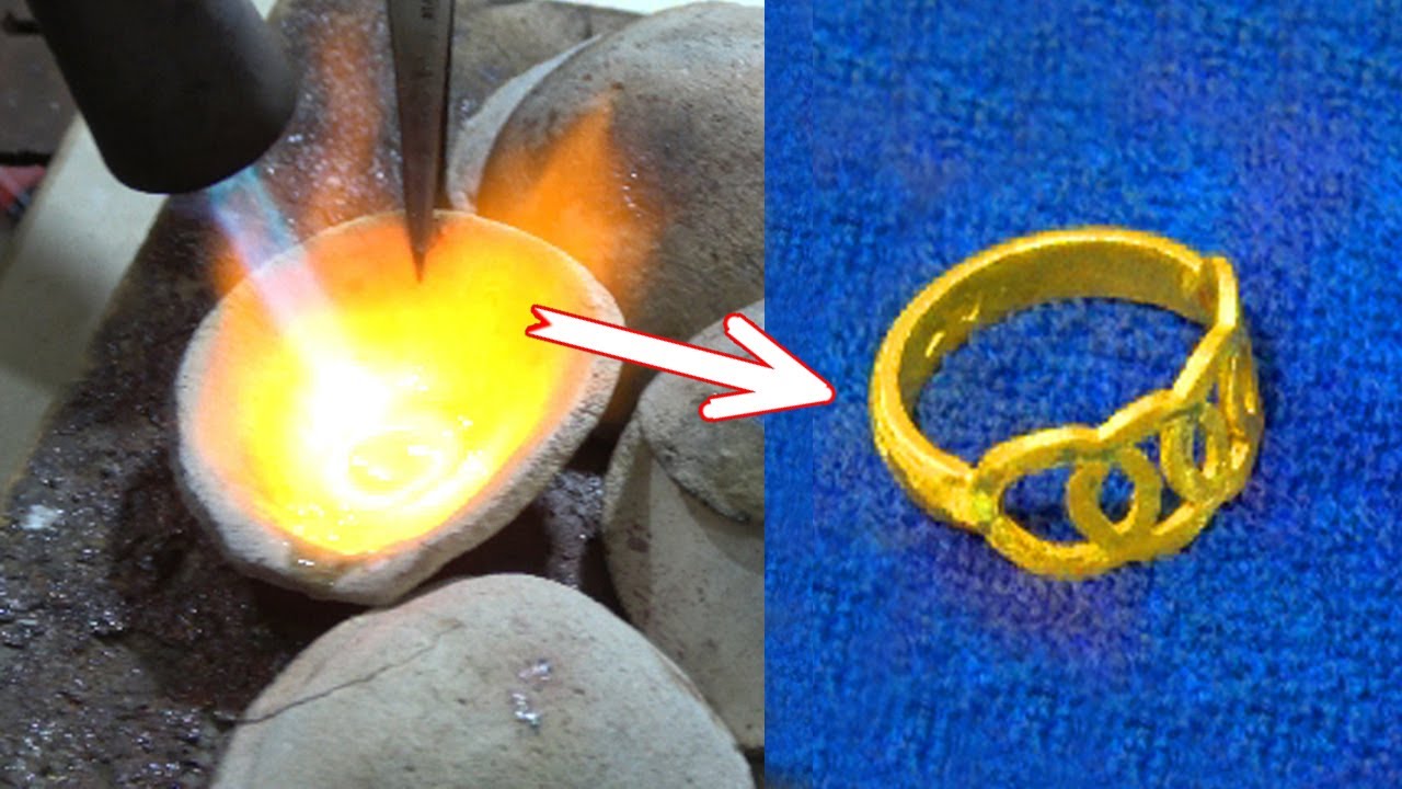 Gold Ring Making Process / Proses Pembuatan Cincin Emas - YouTube
