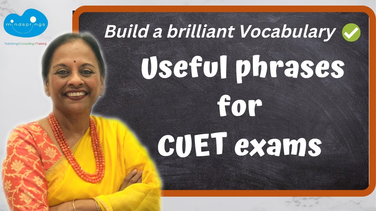 Useful phrases for CUET exams / vocabulary/ idiomatic phrases/ Writing ...