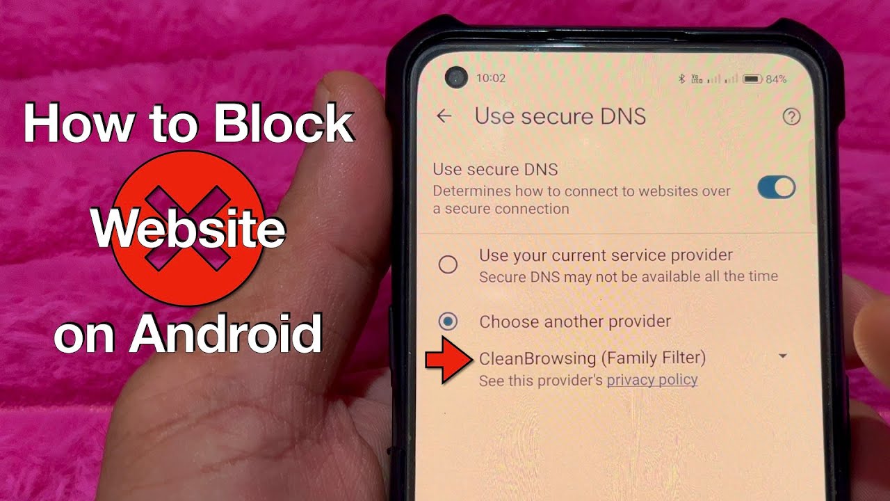 How to block Website on Android Phone - YouTube