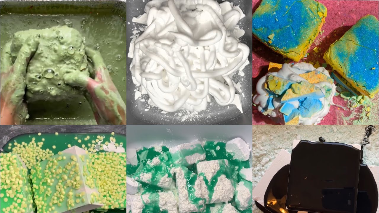 Messy Water Crushing | Paint , Shaving Foam & Detergent Playing | Messy ...