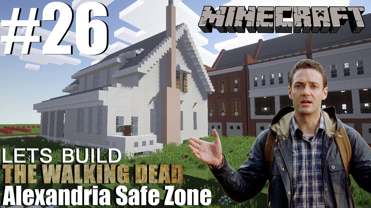 Minecraft | Lets Build The Walking Dead | Alexandria Safe Zone ...