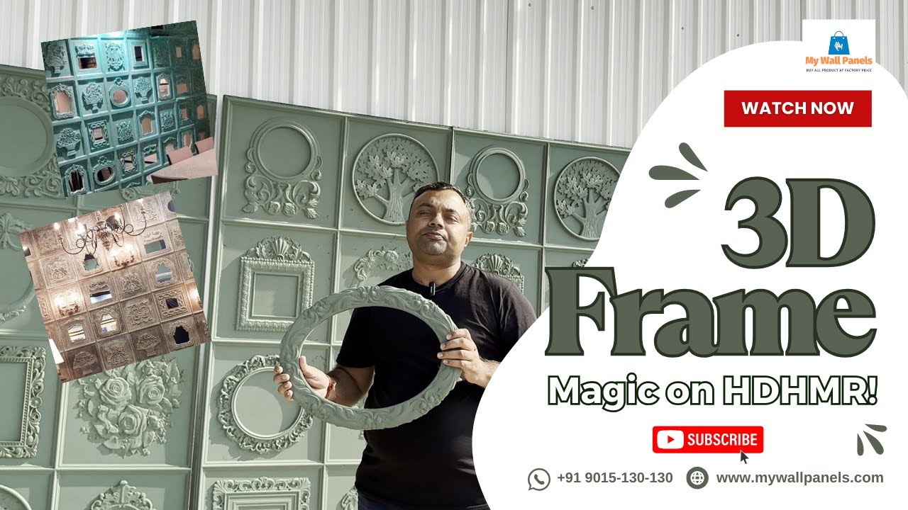 Innovative 3D Frames: Crafting Mirror & Photo Frames on HDHMR Metal ...