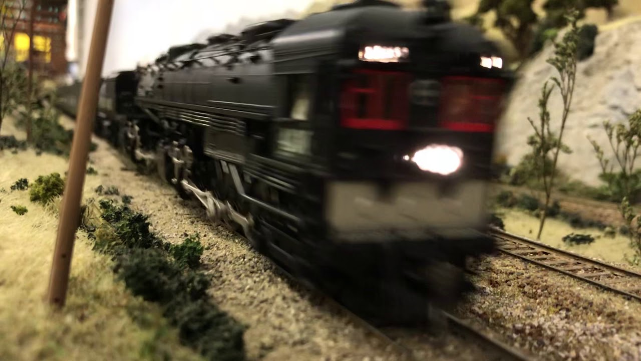 HO Scale AC-6 Cab Forward troop train - YouTube