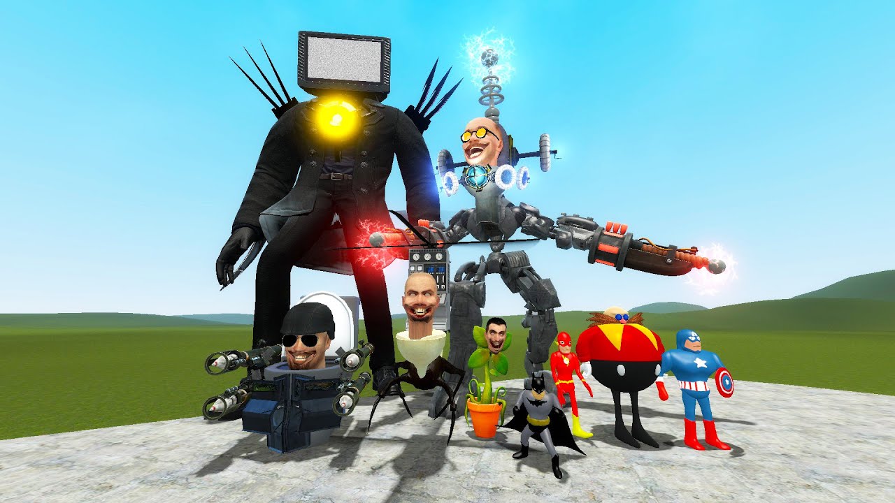 SKIBIDI TOILET ARMY VS SCARY 3D NEXTBOT, CAMERAMAN, SPEAKERMAN, TV MAN ...