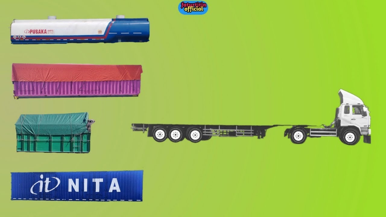 MENEBAK GAMBAR DENGAN BENAR !! CONTAINER TRUCK BIRU NITA, MANA YANG ...