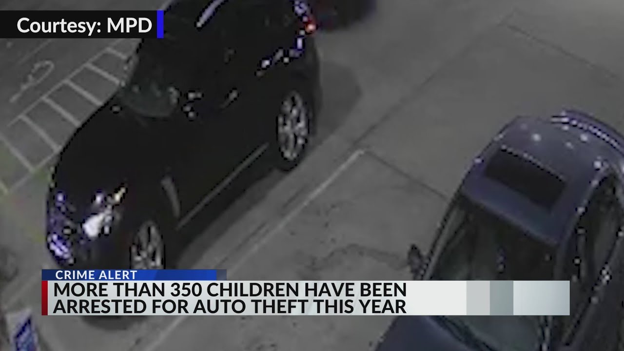 Some thieves stealing cars are kids, not old enough to drive - YouTube