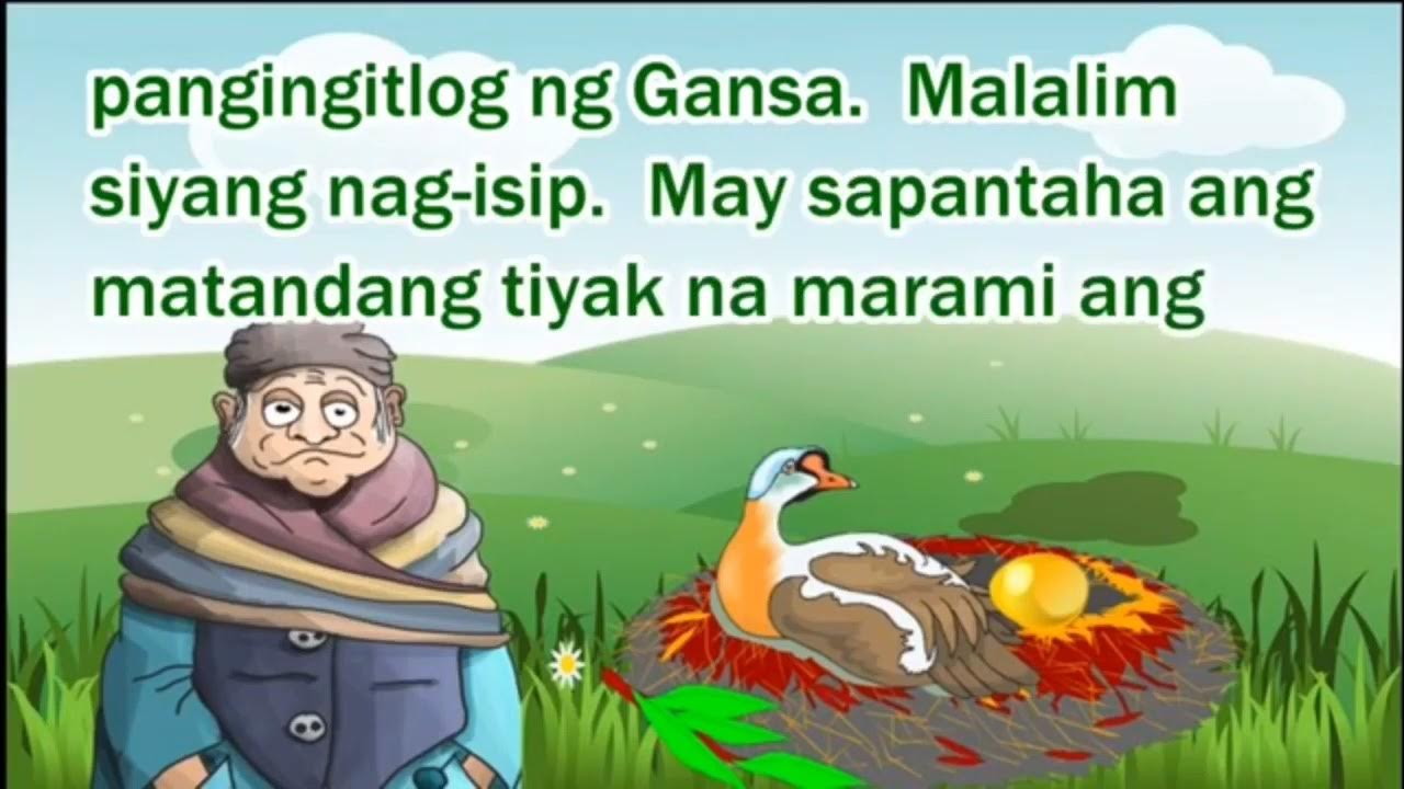 Ang Gansa At Ang Kanyang Gintong Itlog - Kwentong Pambata - YouTube