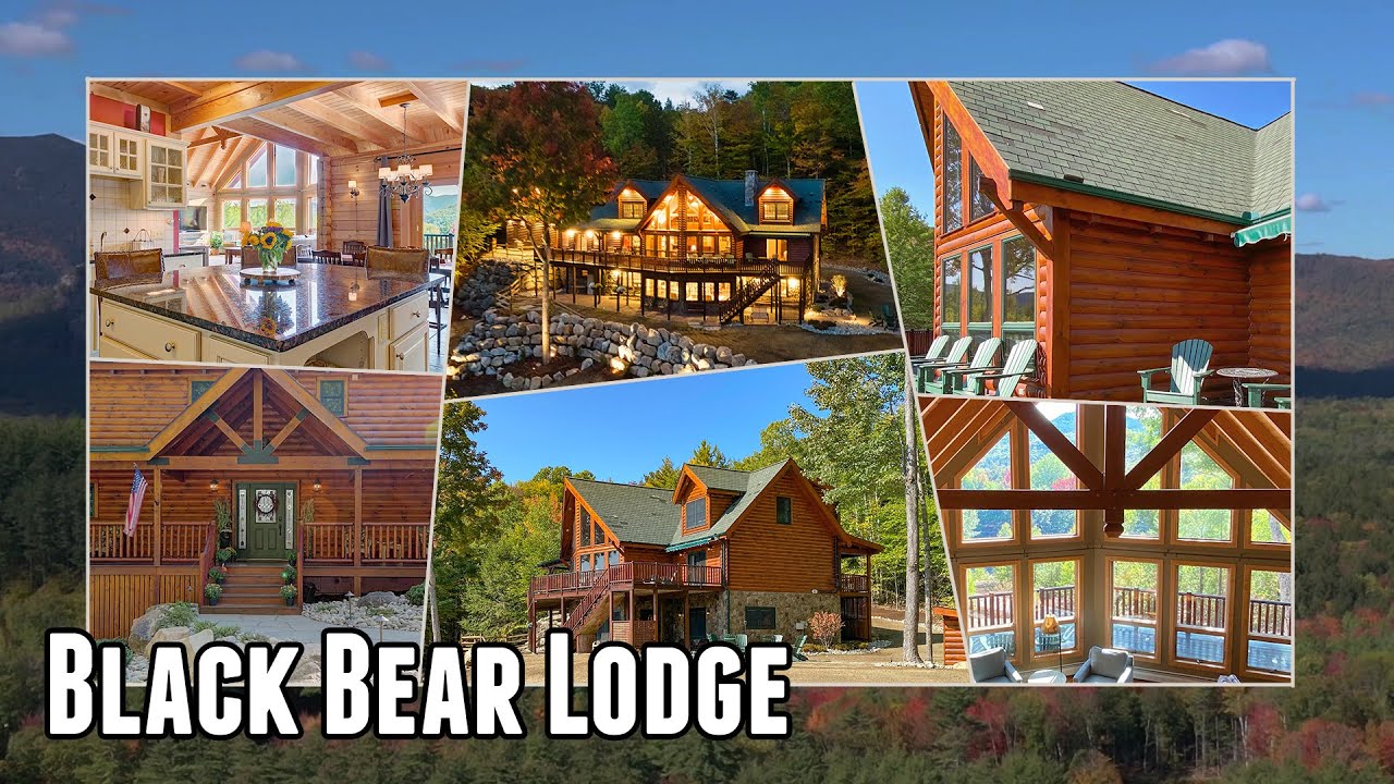 Home Tour: Black Bear Lodge | Natural Element Homes - YouTube