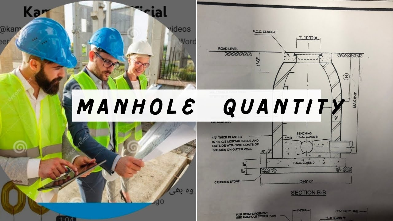 How to Calculate Manhole Quantity - YouTube