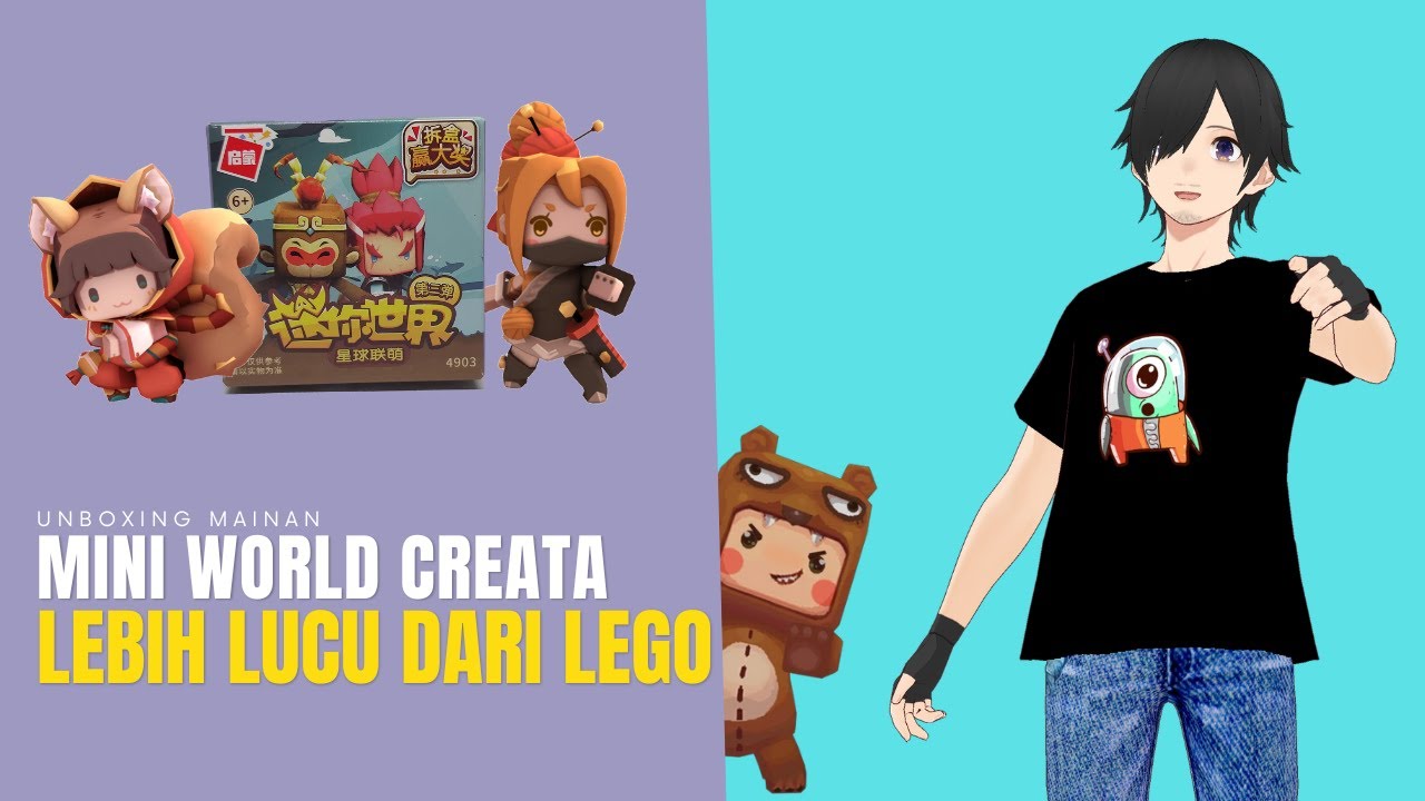 UNBOXING MAINAN MINI WORLD DARI KKV | KARAKTERNYA LUCU - LUCU - YouTube
