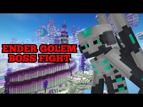 Minecraft Ruler of the End: Ender Golem Boss Fight ( 1.20.1 Mod ) - YouTube