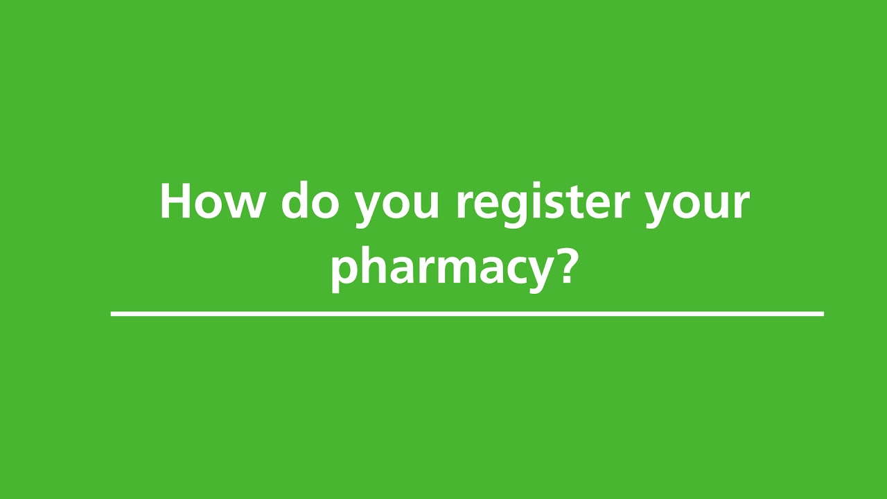 How do you register your pharmacy? - YouTube