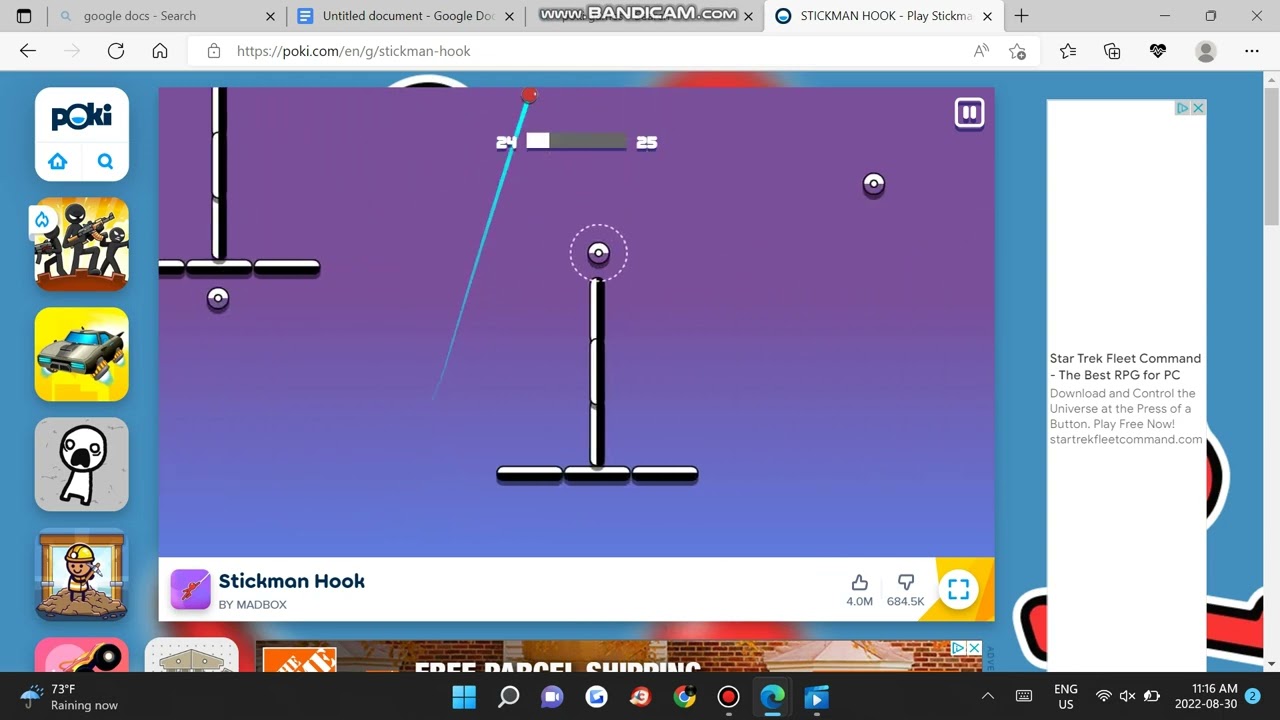 Stickman HOOK! - YouTube