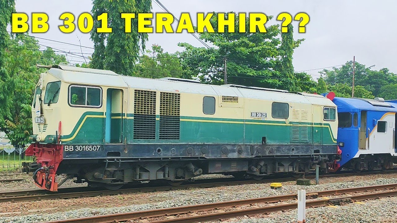 MOMEN LANGKA !! Pengiriman Lokomotif BB 301 25 Livery PJKA & KRD Blora ...