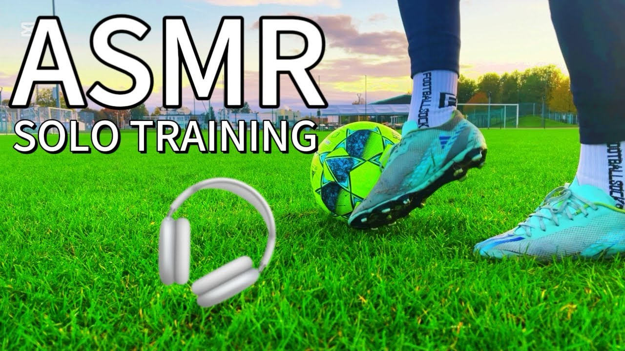 ASMR Training Session For Soccer | Individual Football Training ...