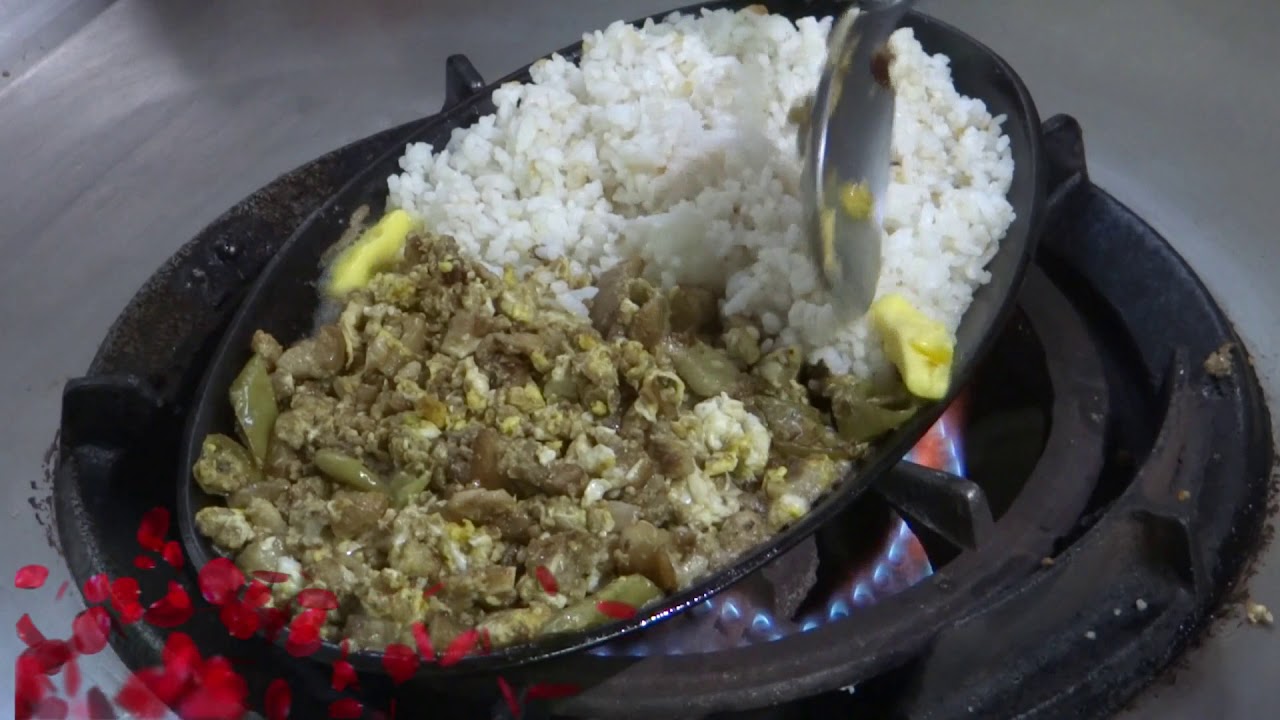 Sizzling Pork Sisig with Rice l ChefVon TV - YouTube