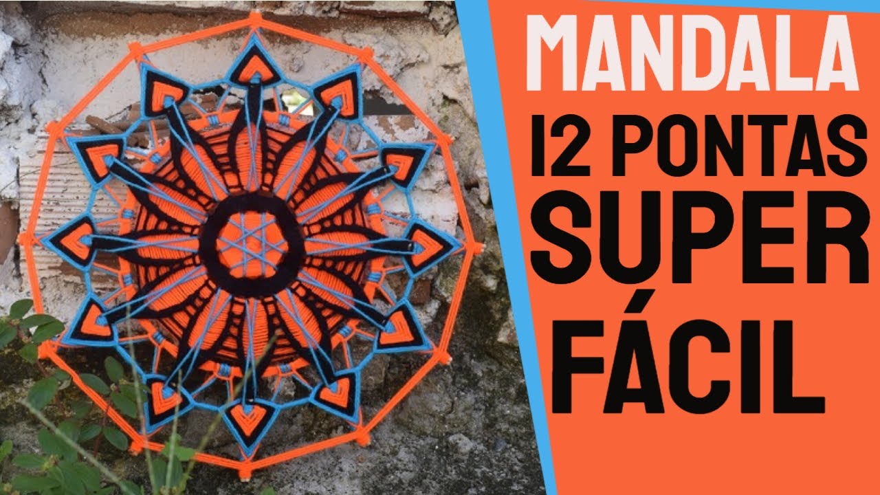 Como Fazer Mandala de Linha 12 Pontas ENGLISH Subtitles - YouTube