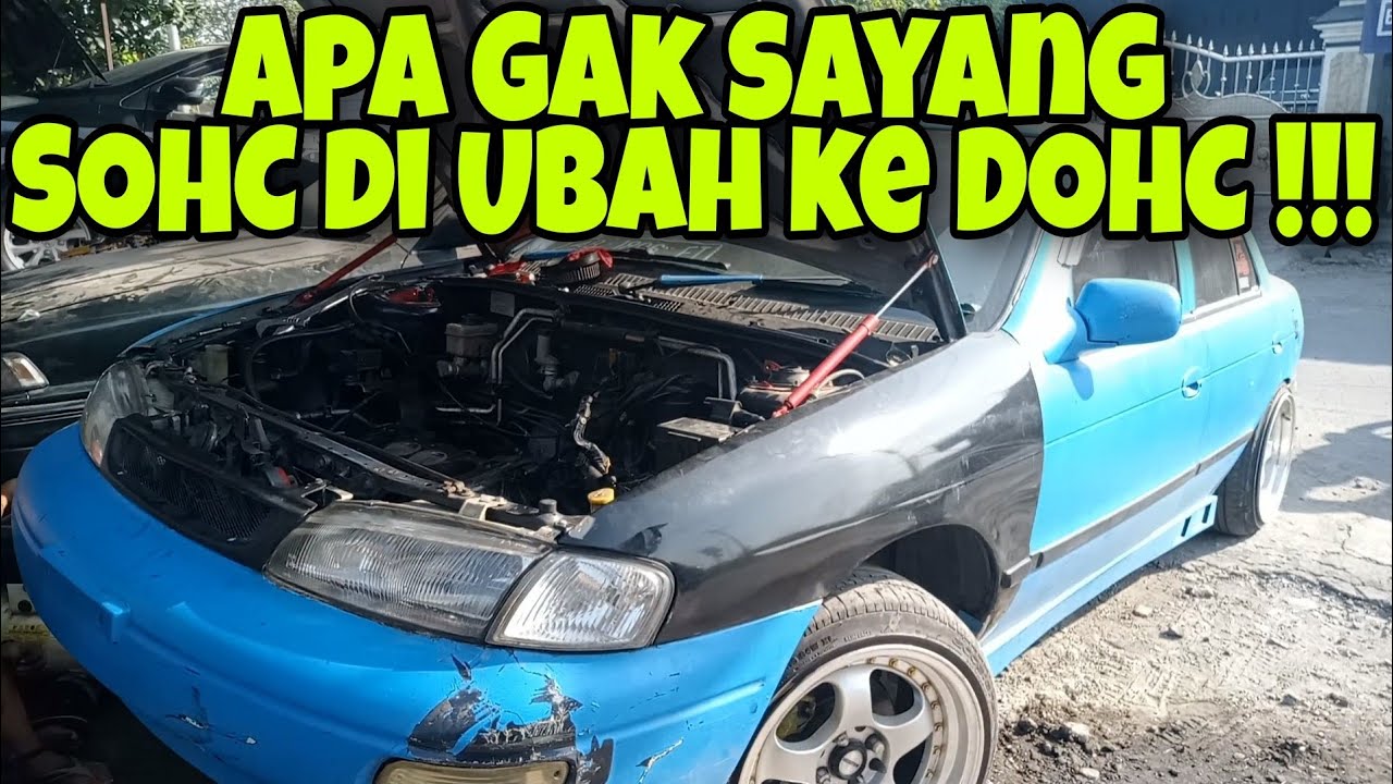 Upgrade Mesin Timor SOHC ke DOHC #mobiltimor #modifikasi #sedan - YouTube