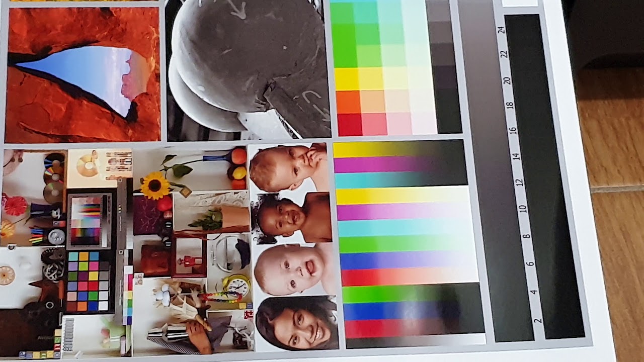 Epson 1400 printing the famous evaluation v0002.tiff test image on dirt ...