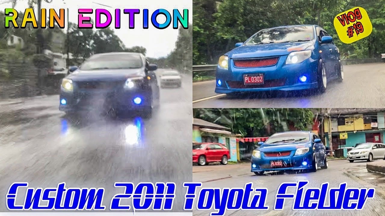 Custom 2011 Toyota Fielder || GEARBOX SWAP|| Rain Edition || Pops and ...